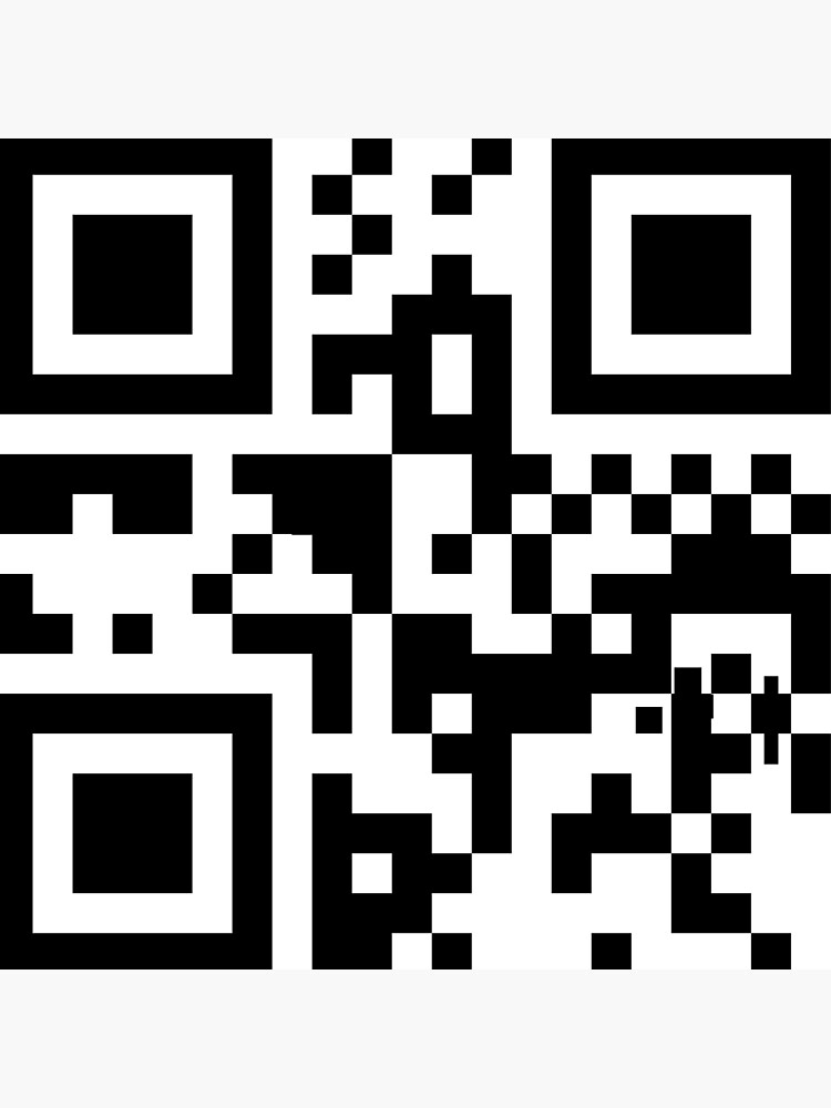 "Rick roll qr code" Art Print by My21store | Redbubble