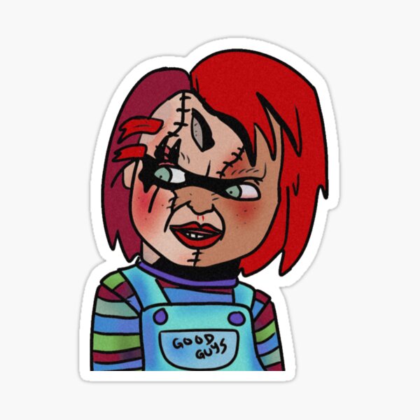 "Chucky" Sticker for Sale by MattisMatt83 | Redbubble