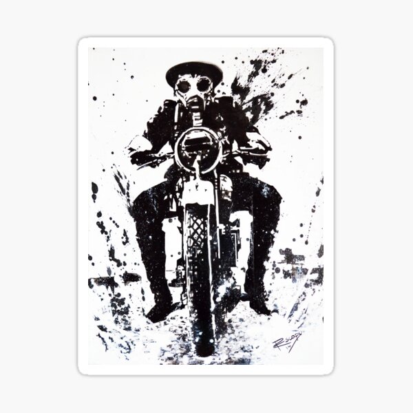 "WW1 Biker" Sticker by RescopeGallery | Redbubble