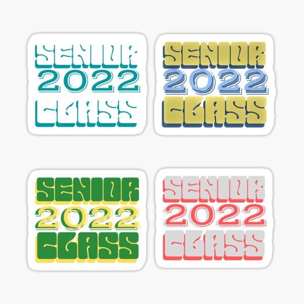 "SENIOR CLASS 2022 GRADUATION 2022 STICKER PACK" Sticker for Sale by ...