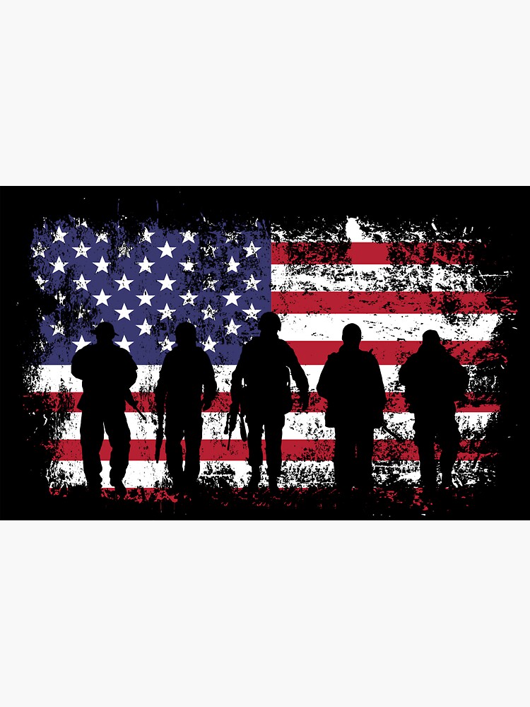 "Soldier's Flag (Special Ops Team)" Sticker for Sale by PixelHawk ...