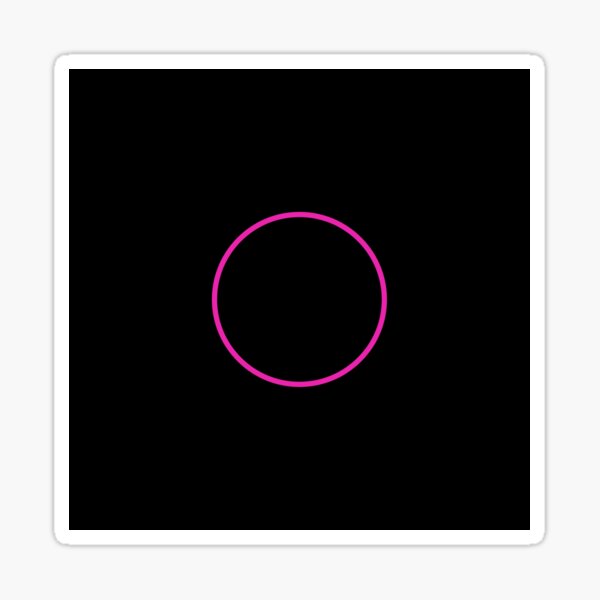 "Squid Game Pink Circle" Sticker for Sale by SimpleLee | Redbubble