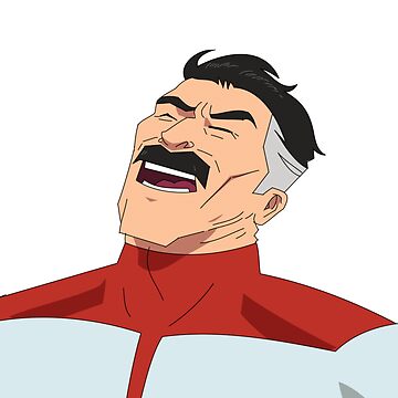 "Omni Man Laughing Sticker" Sticker for Sale by XanderFlicks | Redbubble