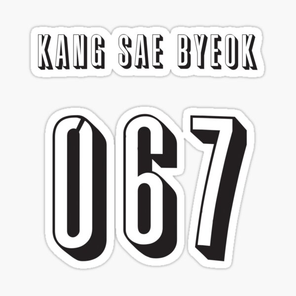 "squid game kang sae byeok player 067" Sticker for Sale by bogumyang ...