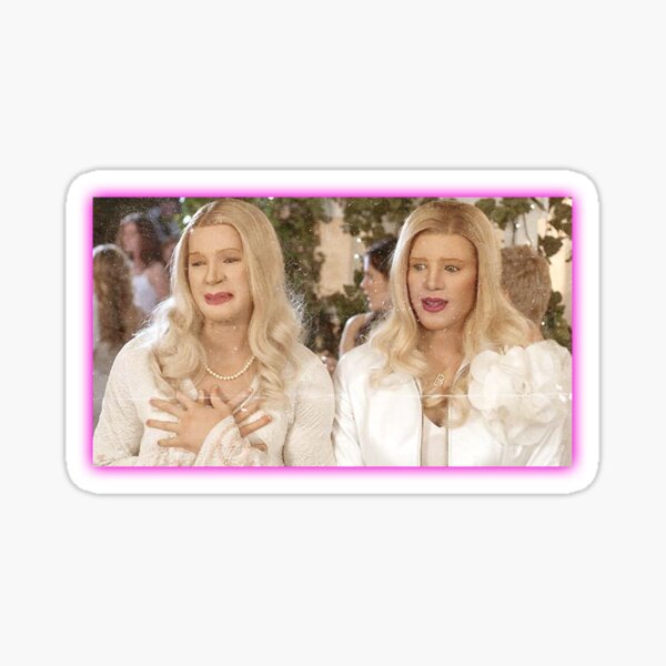 "white chicks" Sticker by de4dlyviper | Redbubble