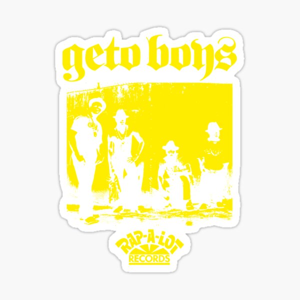 "The Beginning Of All Classics Geto Boys Gb2 Yellow Retro" Sticker for ...
