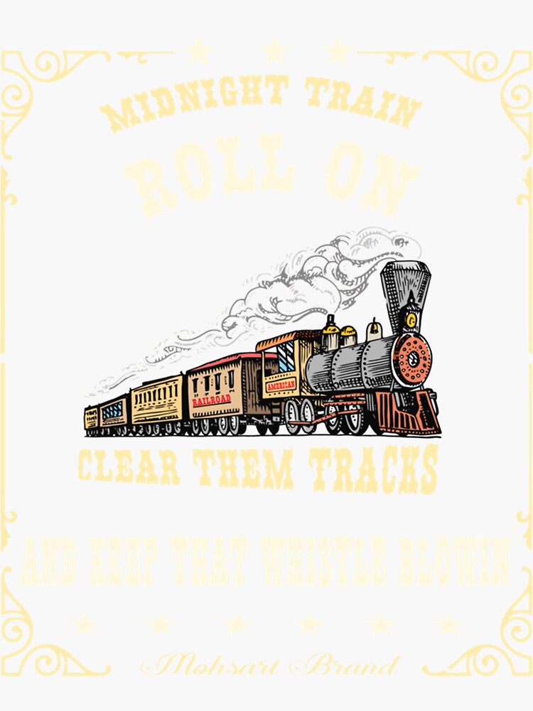 "Midnight Train " Sticker for Sale by RYOULEDESIGN | Redbubble