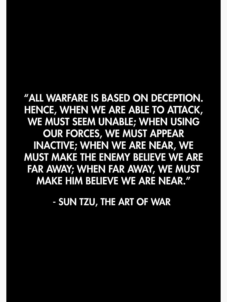 Deception War Quotes