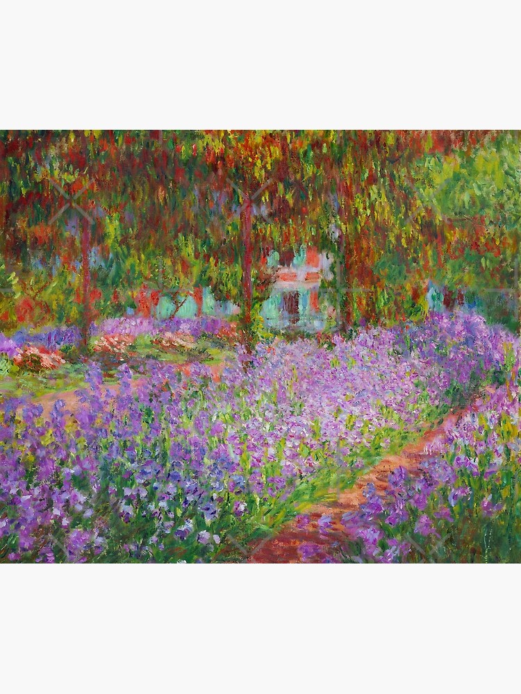Claude Monet "The Iris Garden at Giverny" 1899-1900 Premium Matte ...