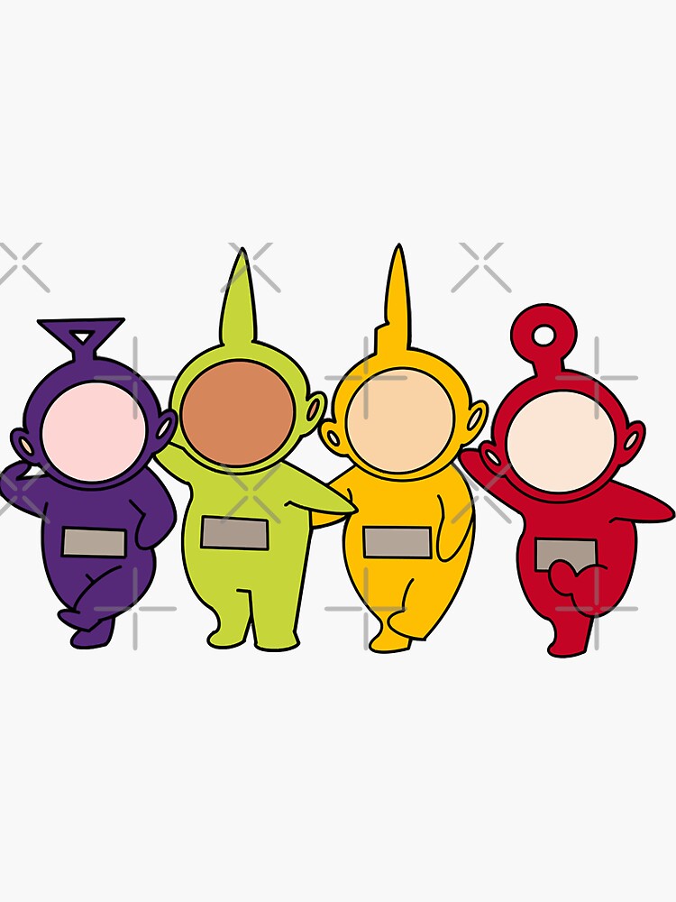"Mens Womens Cute Teletubbies Love Fans" Sticker for Sale by ClareOrn ...