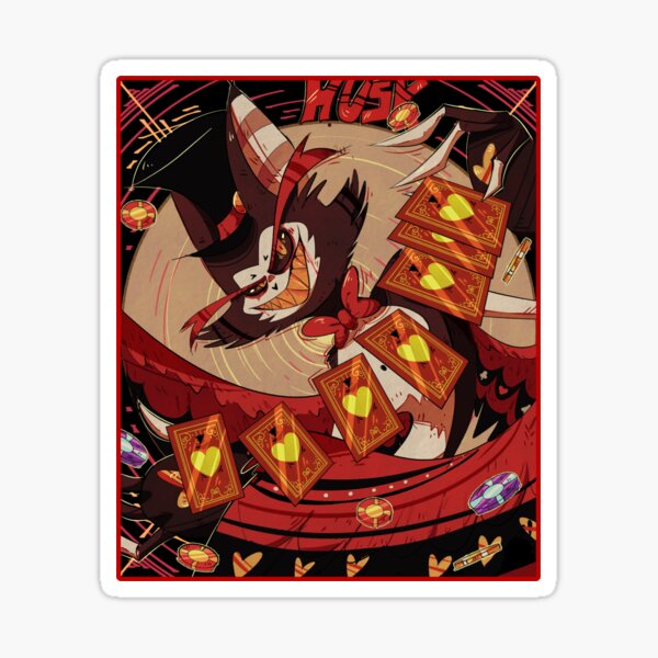 " HUSK | HAZBIN HOTEL" Sticker by Ghostygery | Redbubble