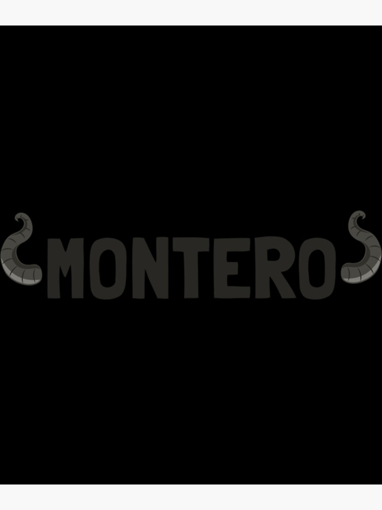 "MONTERO by Lil Nas X - Devil Horns " Poster for Sale by toxicpositivi ...