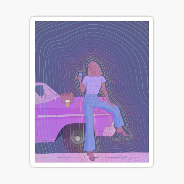 "Jean" Sticker by TakeOutGal | Redbubble