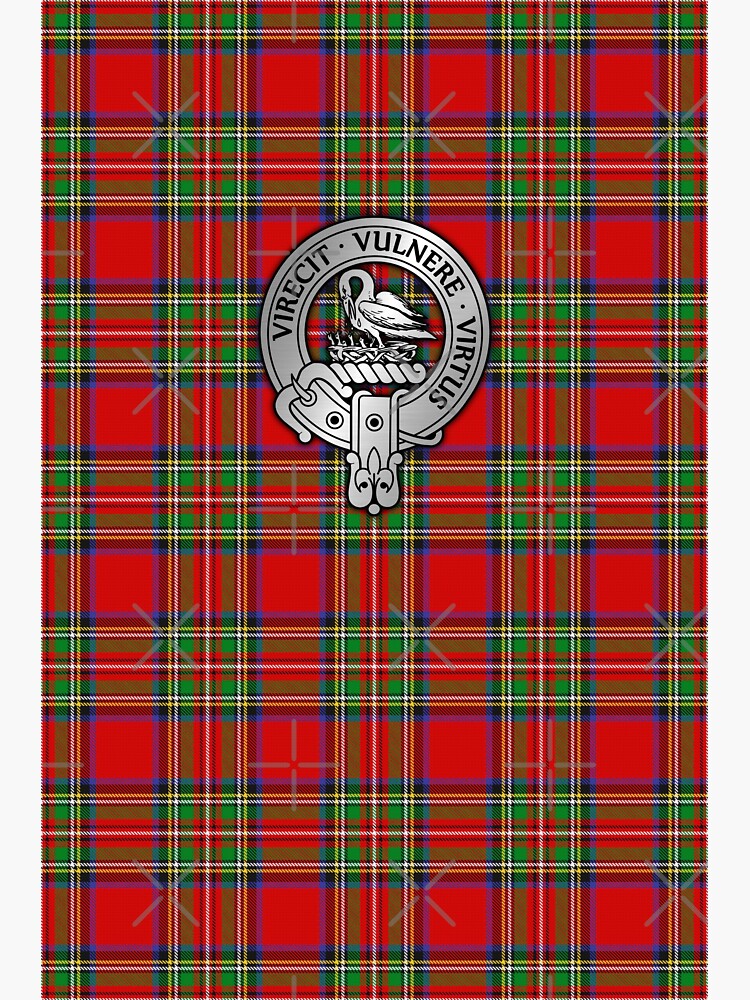 "Clan Stewart | Stuart Crest & Tartan" Sticker for Sale by taylors8 ...