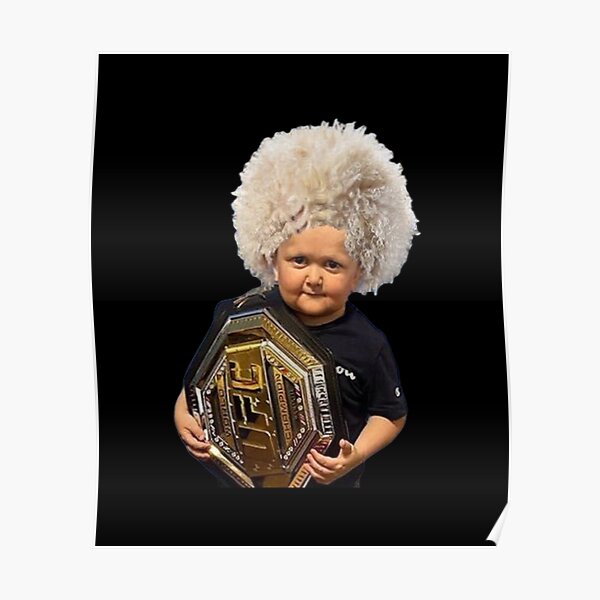 "Hasbulla 35 " Poster for Sale by AnkeFMaurer | Redbubble