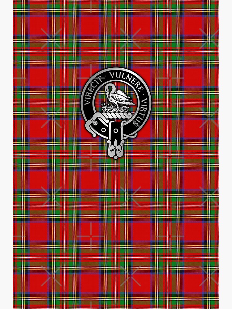 "Clan Stewart | Stuart Crest & Tartan" Sticker for Sale by taylors8 ...