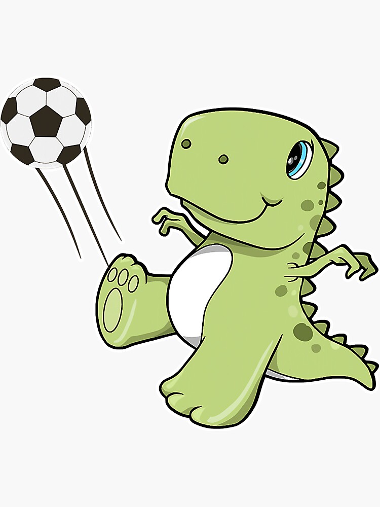 "Trex Soccer Player Football Soccer" Sticker for Sale by NeverLoseSF ...