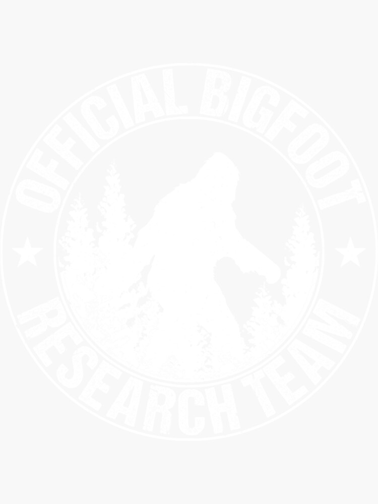 "Bigfoot research team | Perfect Gift|bigfoot" Sticker for Sale by ...
