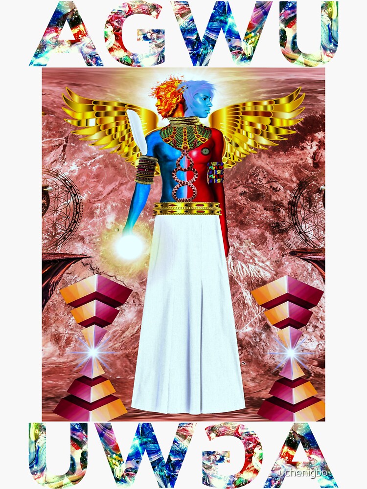 "Igbo / African Spirituality : AGWU By Sirius Ugo Art" Sticker for Sale ...