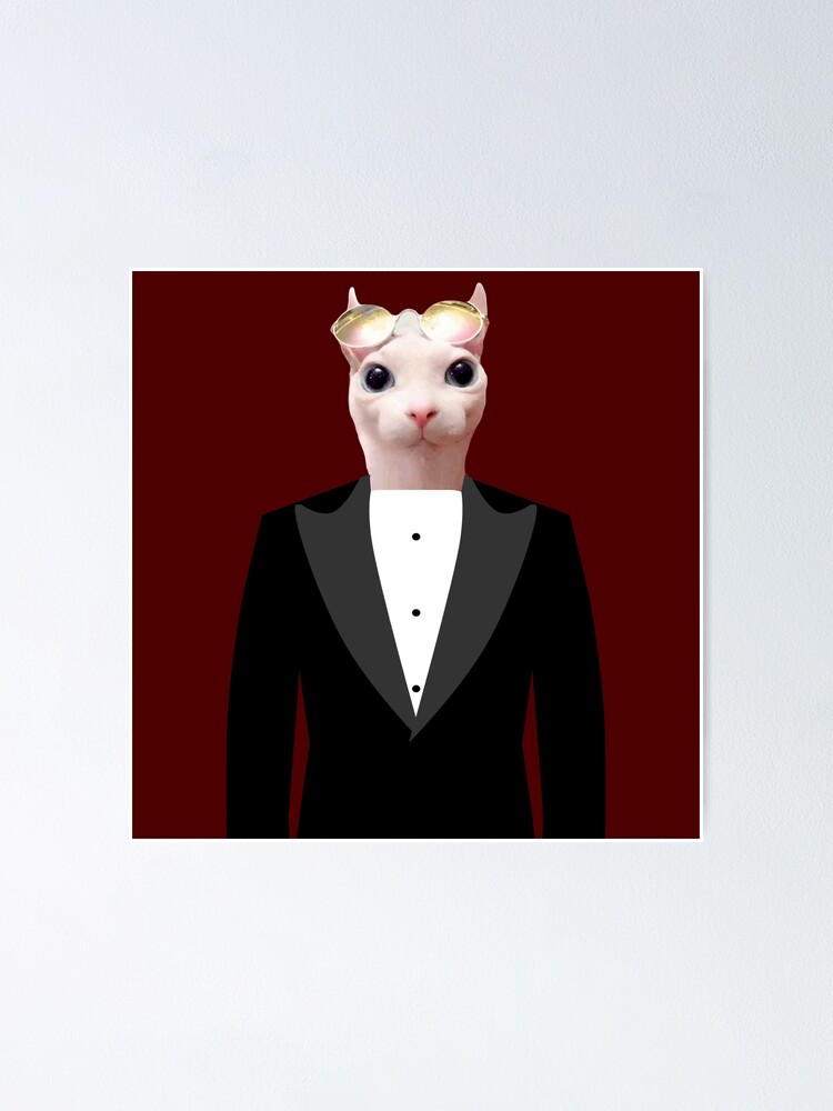 "Bingus in a Suit" Poster for Sale by cannevas | Redbubble