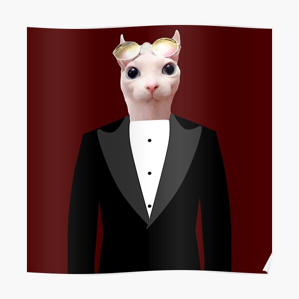 "Bingus in a Suit" Poster for Sale by cannevas | Redbubble