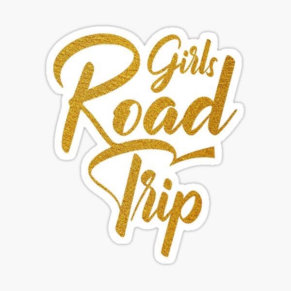 "Girl road trip" Sticker for Sale by zankar2904 | Redbubble