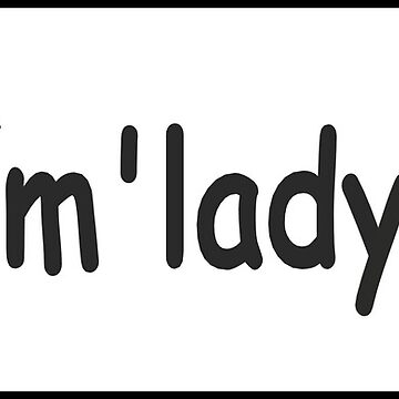 "m'lady duck wearing cowboy hat bumper sticker" Sticker for Sale by ...