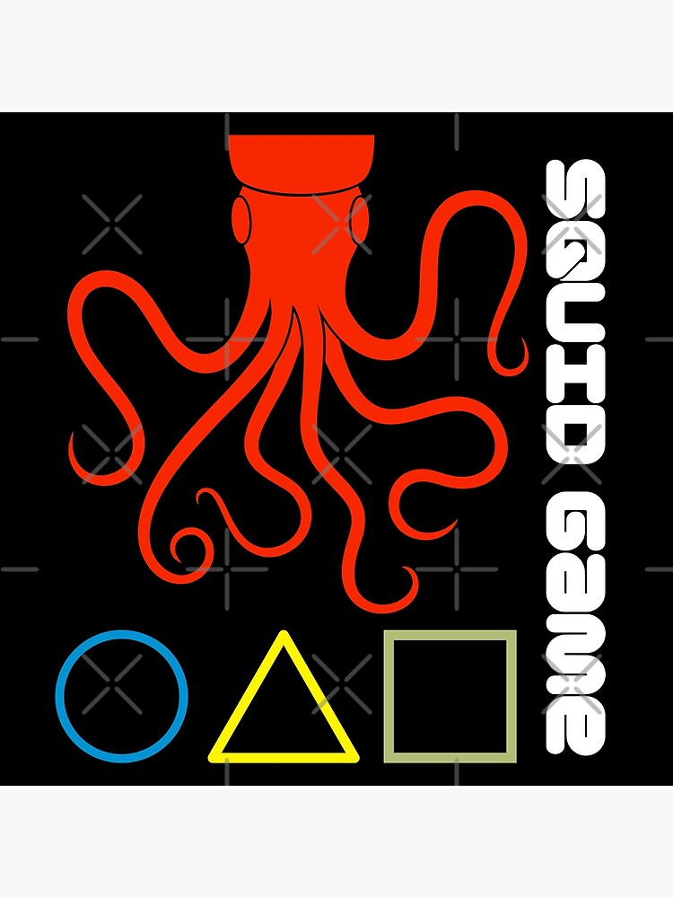 "Squid Circle Square Triangle" Poster for Sale by mastiendass | Redbubble
