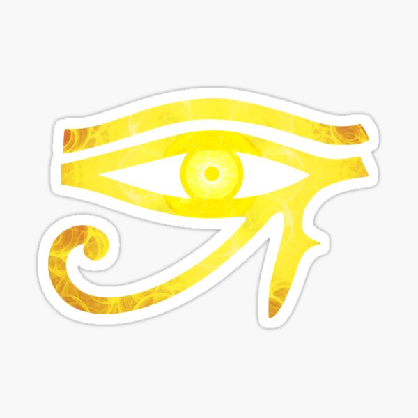 "Eye of RA - Solar Bubbles || Egyptian Stickers" Sticker for Sale by ...