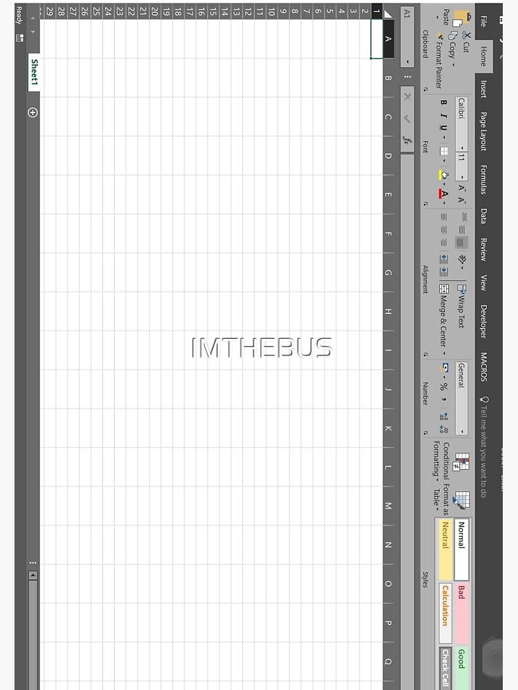 "Excel Spreadsheet" Spiral Notebook for Sale by IMTHEBUS | Redbubble