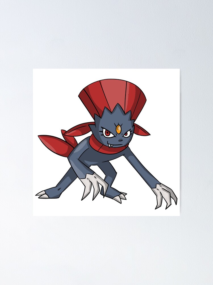 "Weavile" Poster by Roztocci | Redbubble