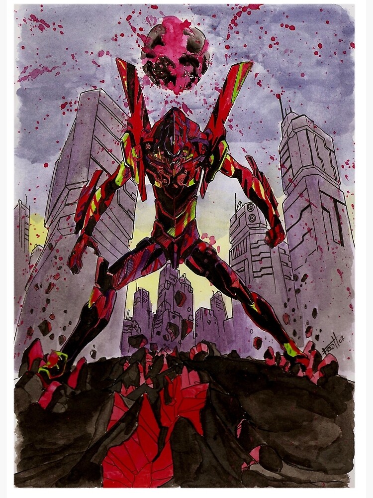 "Evangelion Unit 01" Art Board Print for Sale by NitroTypat | Redbubble
