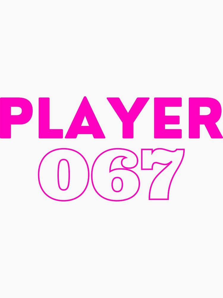 "067 Series Squid game 101 Korean Dramas" Sticker for Sale by GRATZOID ...