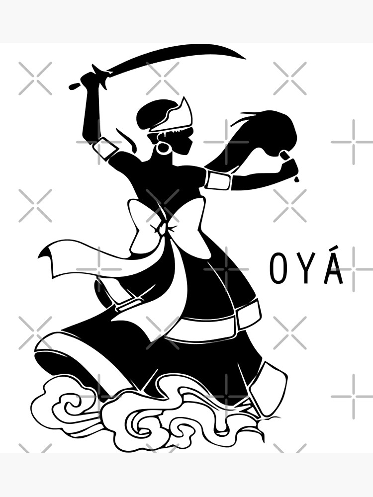 "Music Vintage Oyá Orisha Of The Cuban Santeria Or Rule Of Osha-Ifá ...