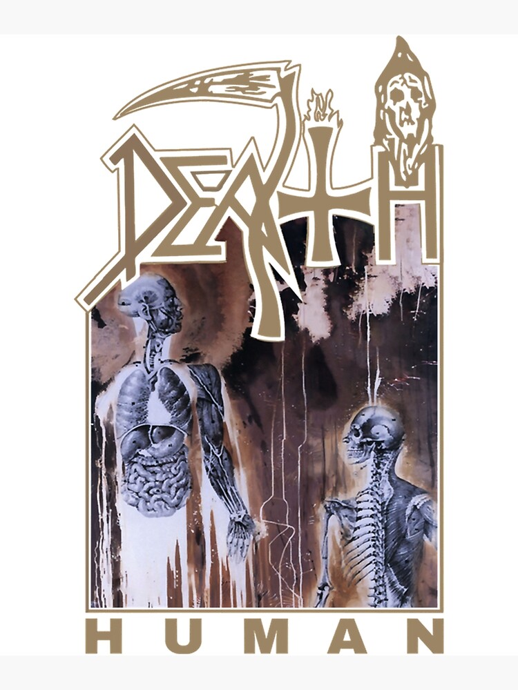 "Human Album Art by Death " Poster for Sale by BrunoDeBear | Redbubble