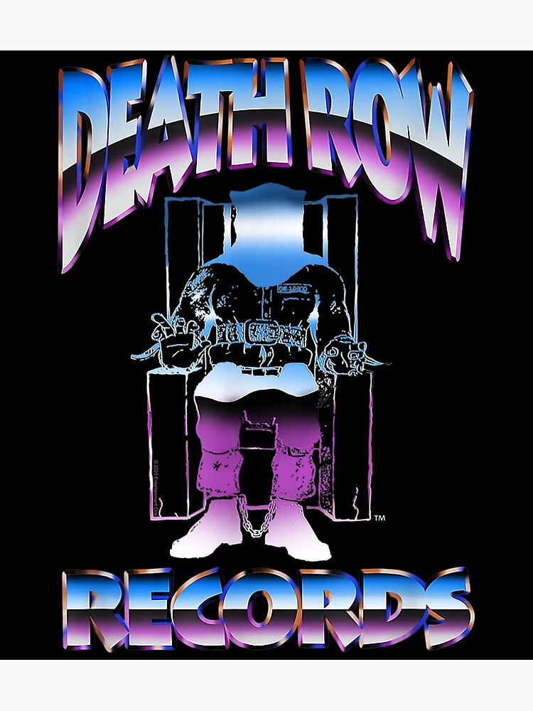 "Death Row Records Chrome Logo" Poster for Sale by BakrishiJuen | Redbubble