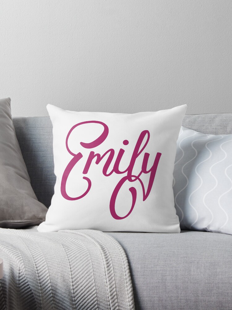 "Emily - name" Sticker for Sale by navtrav | Redbubble