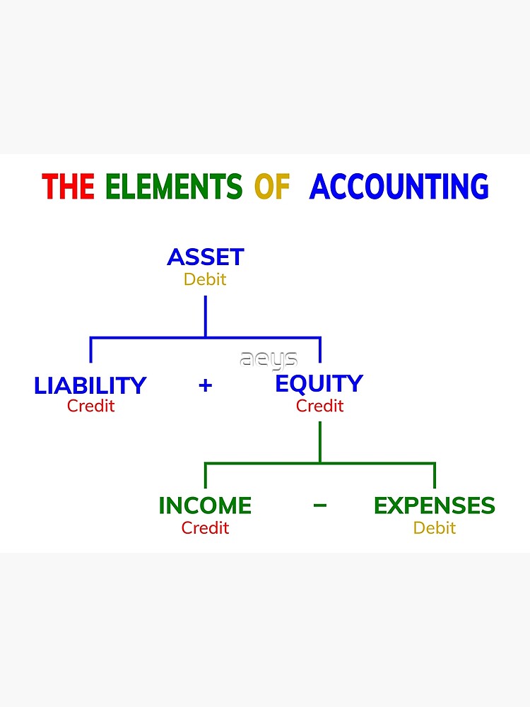 "The Elements of Accounting" Poster for Sale by aeys | Redbubble