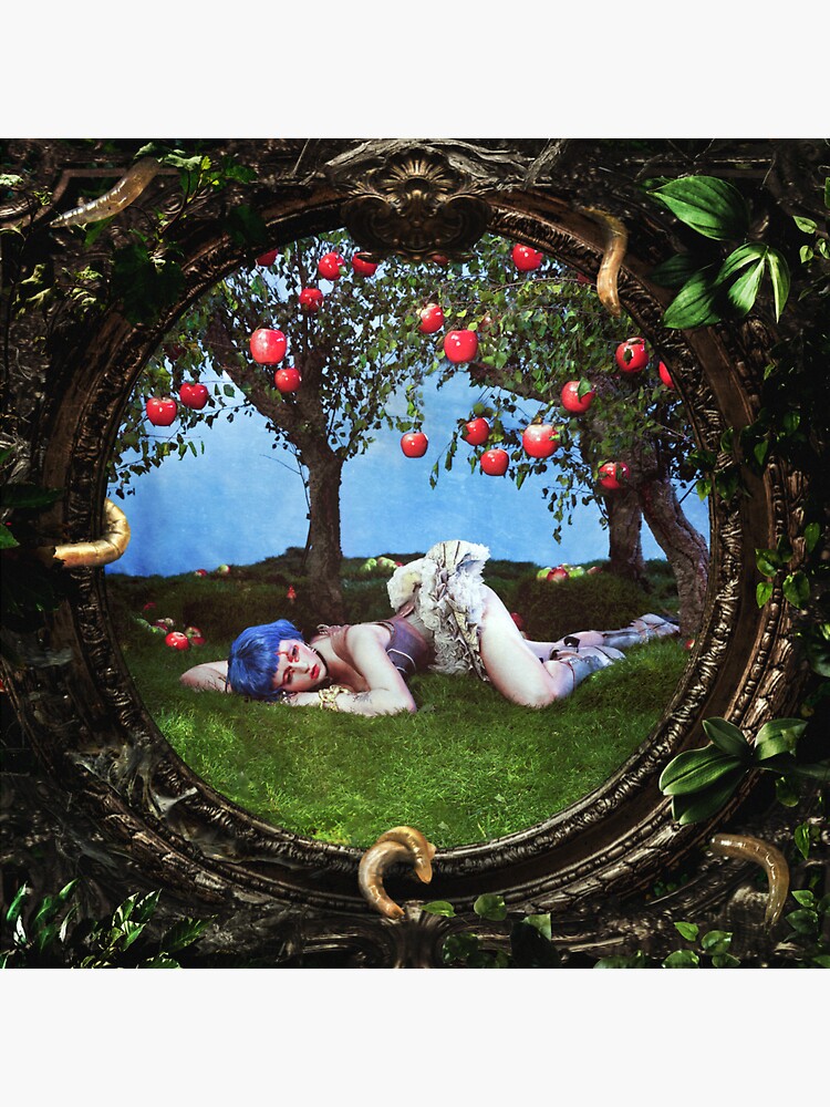 "Demi Devil Cosplay Singer Poster" Sticker by betdjotrust | Redbubble