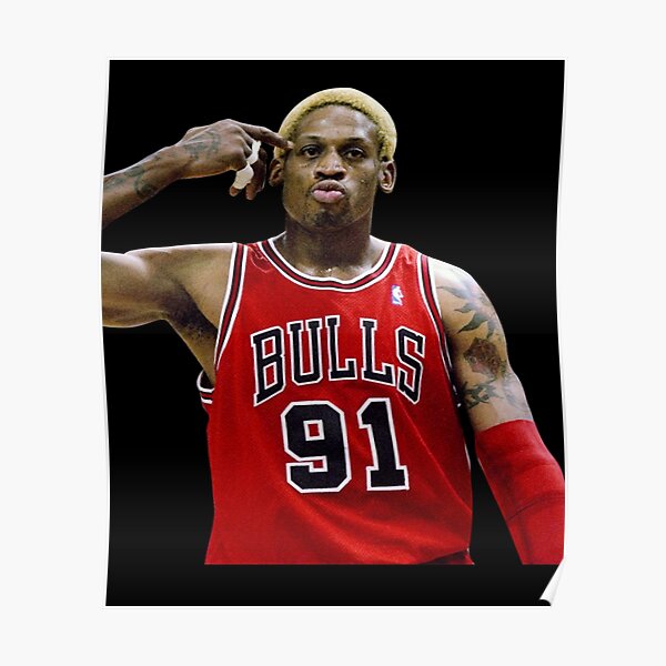 "Dennis Rodman, Dennis Rodman " Poster by YasmineHeaney | Redbubble
