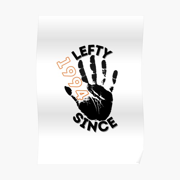"Left Handed Day" Poster for Sale by JaunzemsR | Redbubble