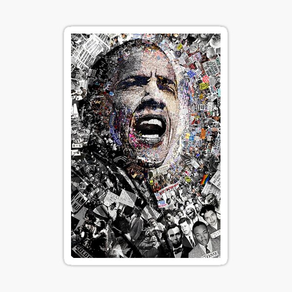 "Barack Obama" Sticker for Sale by gulyaeva97 | Redbubble