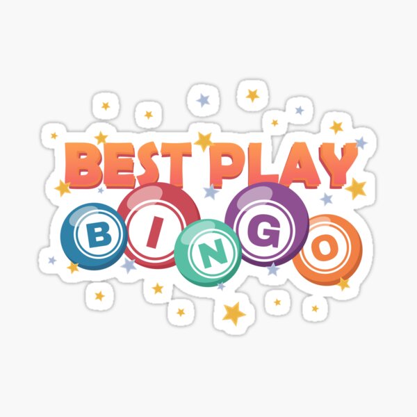 "Best Play Bingo" Sticker by BVincentDesigns | Redbubble