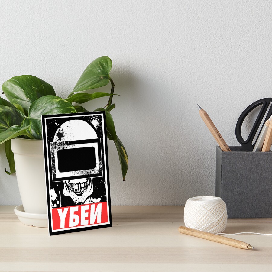 "Escape From Tarkov - Tagilla Helmet Mask Design" Art Board Print for ...