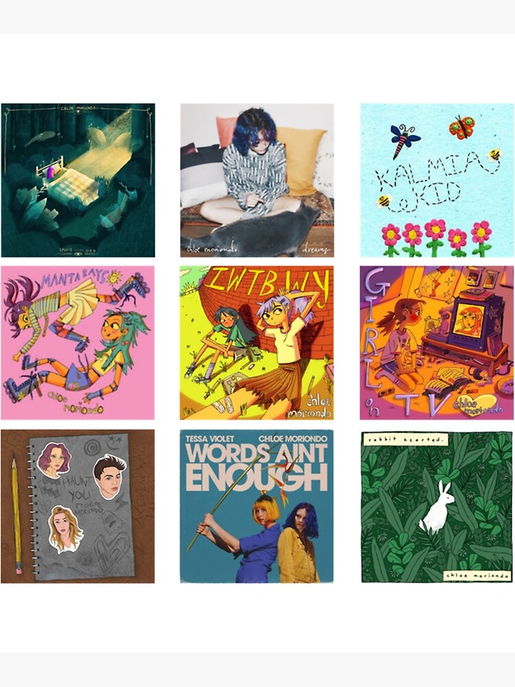 chloe moriondo - Album, EP and Single Covers Logo Premium Matte ...