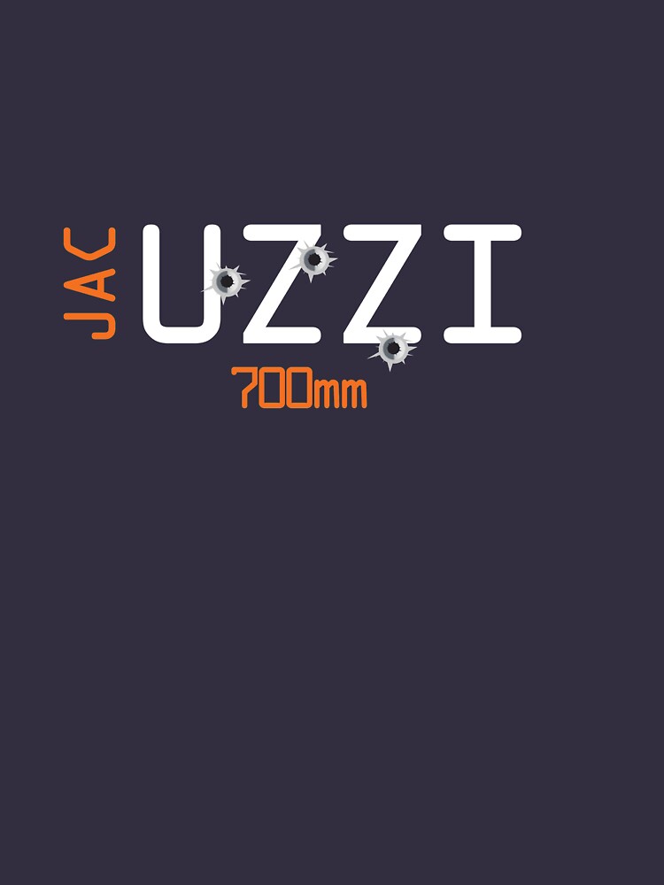 "Jac-uzzi 700mm on blue" T-shirt by frodos-shoe | Redbubble
