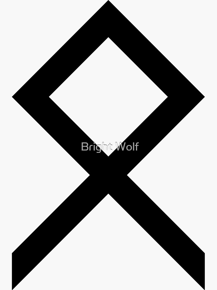 "OTHALA Rune " Sticker by FireWolfNath | Redbubble