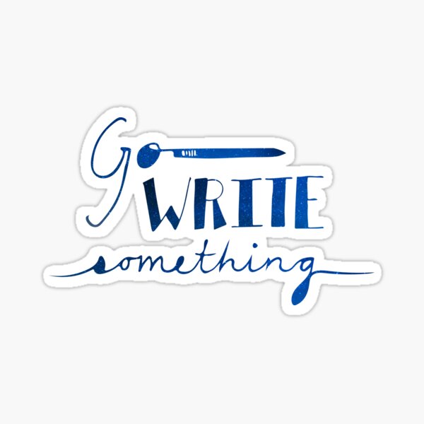 "No Time to Waste" Sticker by cullercreative | Redbubble