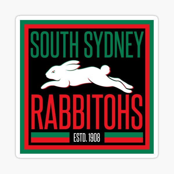 "Nrl Grand Final | The Rabbitohs" Sticker for Sale by BeingCoffee ...