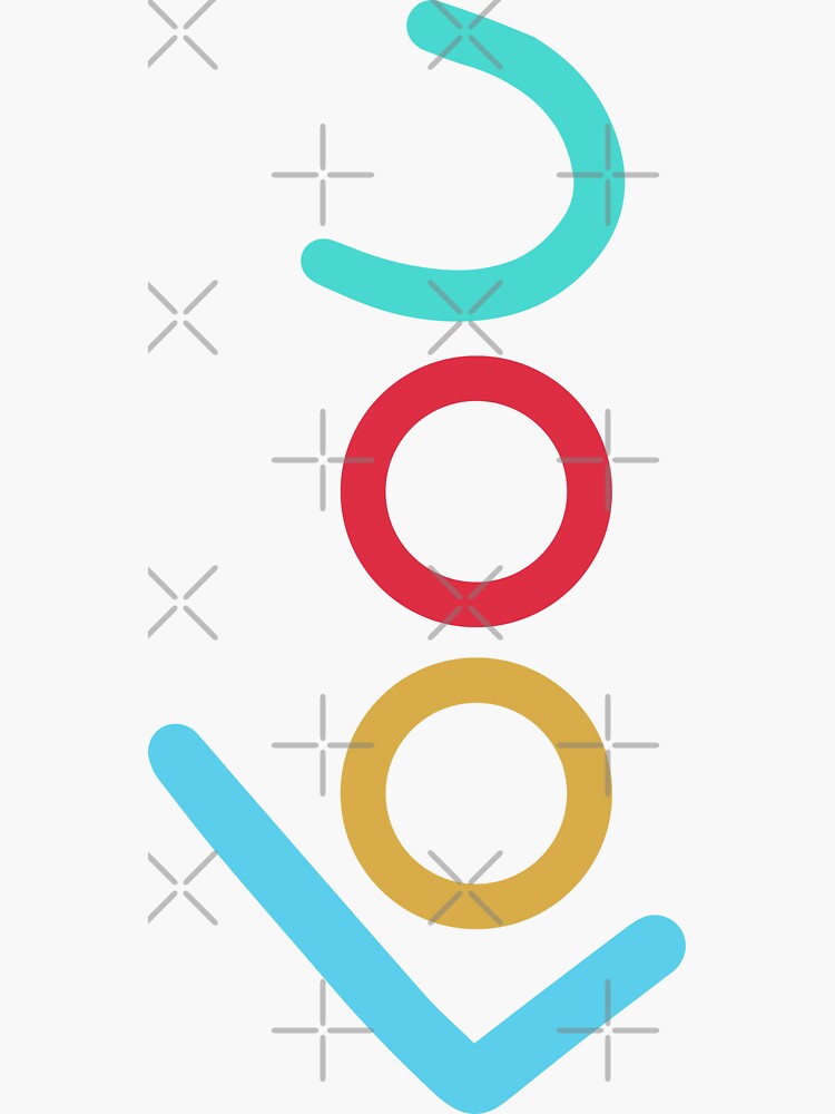 "Backwards Text Cool" Sticker by Endles5Hope | Redbubble